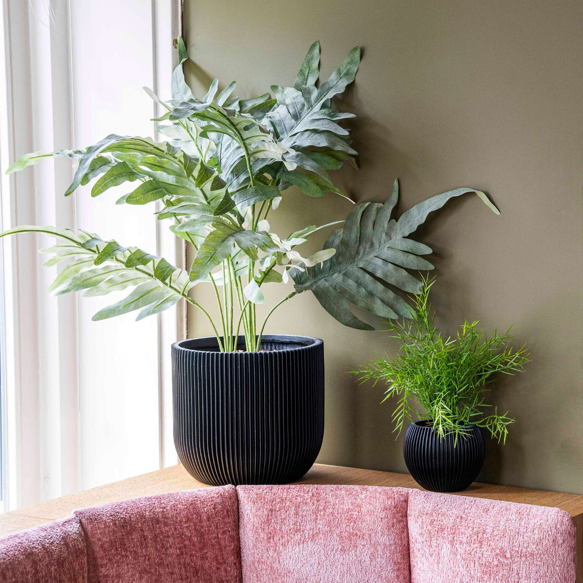 Capi Nature Groove Made With Planter Ball Textile Black – Potzillas