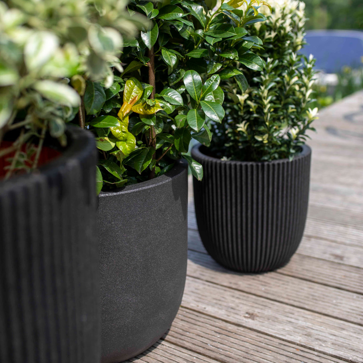 Capi Urban Smooth NL Planter Ball Black – Potzillas