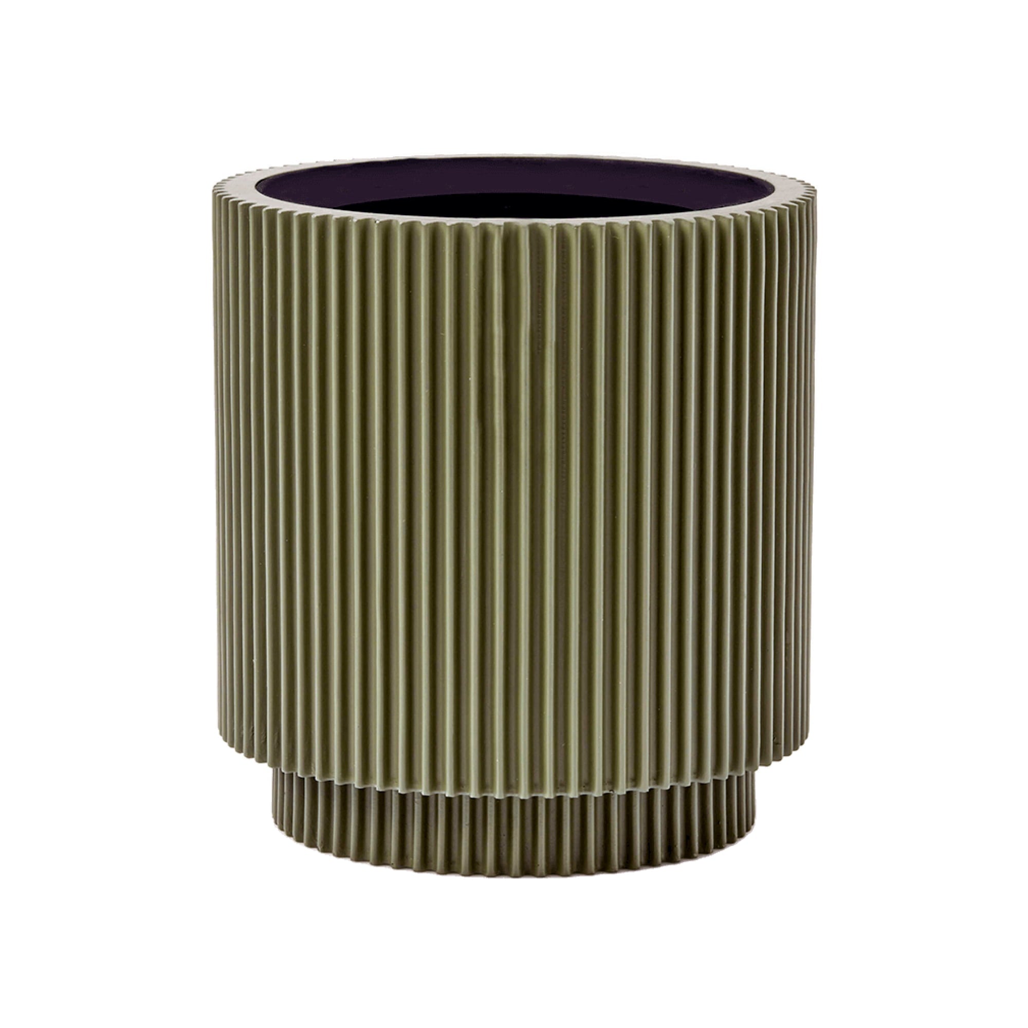 Capi Nature Groove Special Vase Cylinder Green – Potzillas